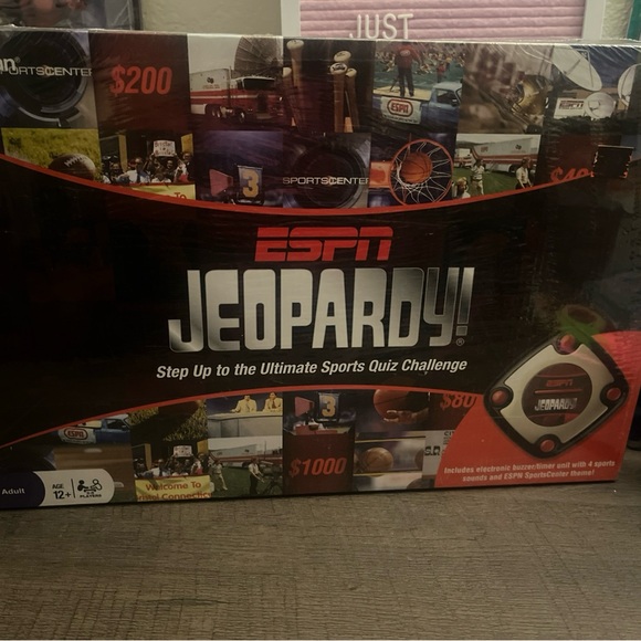 Games | Jeopardy Board Game Black And Red Sleek Design | Poshmark